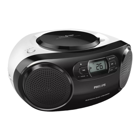 PHILIPS AZ330T/37 USER MANUAL Pdf Download | ManualsLib