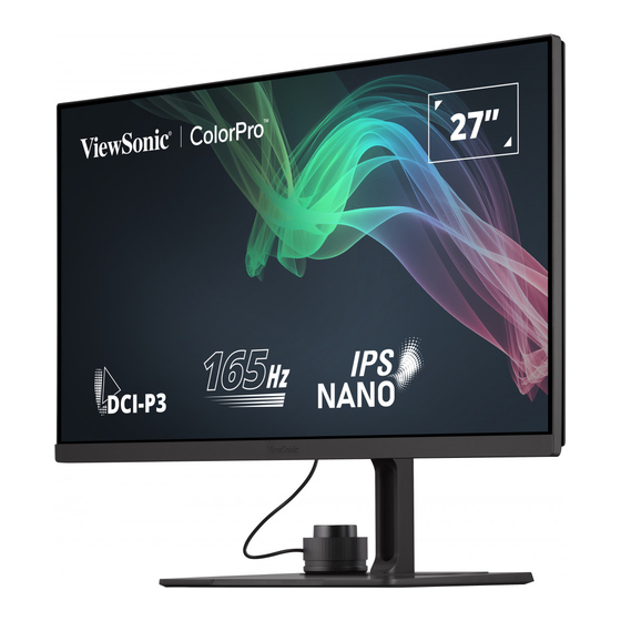 VIEWSONIC COLORPRO VP2776 USER MANUAL Pdf Download | ManualsLib