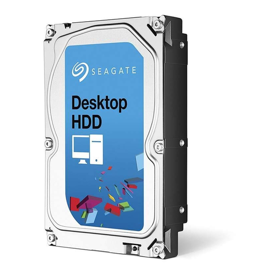 SEAGATE ST500VM000 PRODUCT MANUAL Pdf Download | ManualsLib