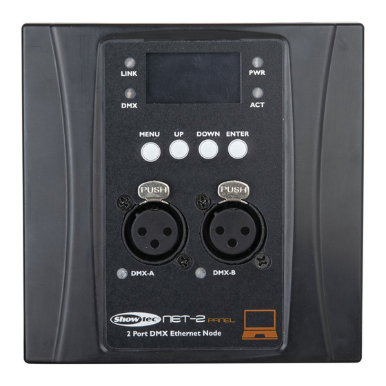 SHOWTEC NET-2 3-PIN MANUAL Pdf Download | ManualsLib
