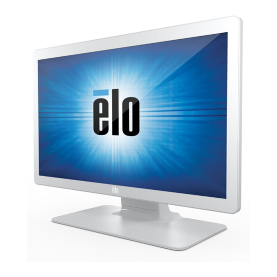 ELO TOUCH SOLUTIONS 1903LM USER MANUAL Pdf Download | ManualsLib