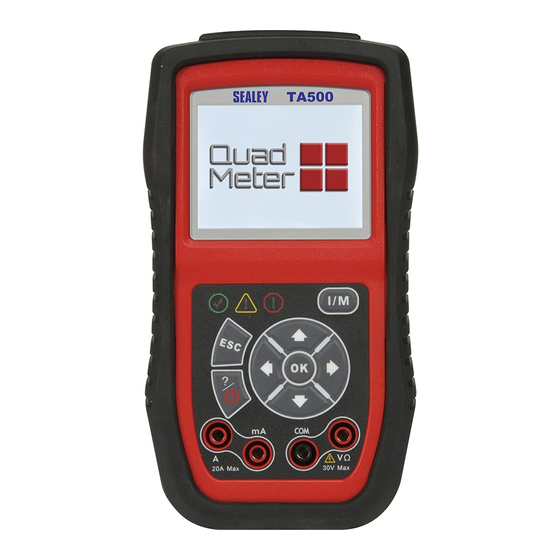 SEALEY TA500 MANUAL Pdf Download | ManualsLib