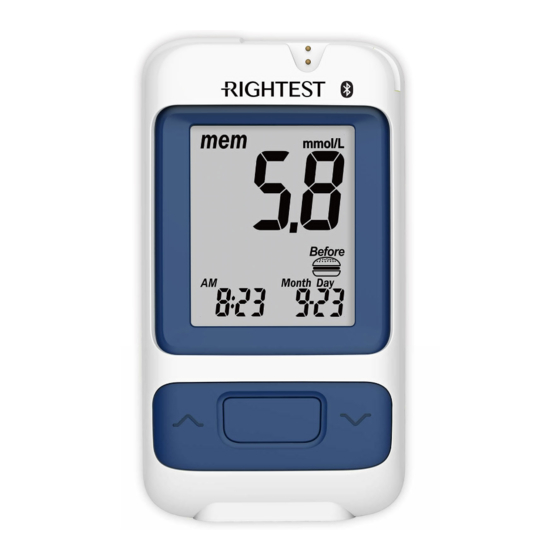 BIONIME RIGHTEST GM280 INSTRUCTIONS Pdf Download | ManualsLib