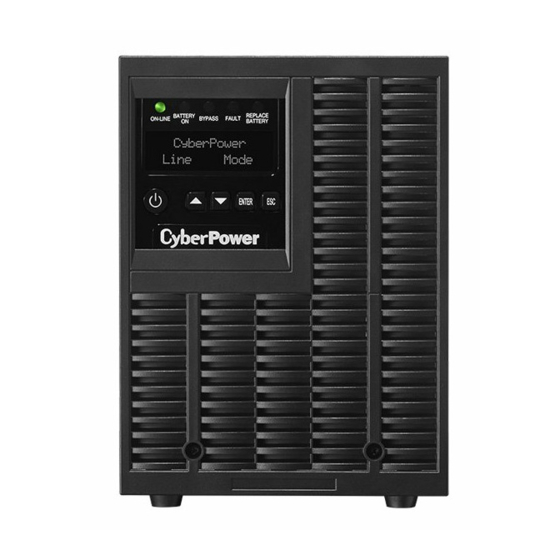 CYBERPOWER OL1000EXL USER MANUAL Pdf Download | ManualsLib