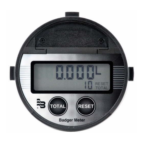BADGER METER ILR7 SERIES USER MANUAL Pdf Download | ManualsLib