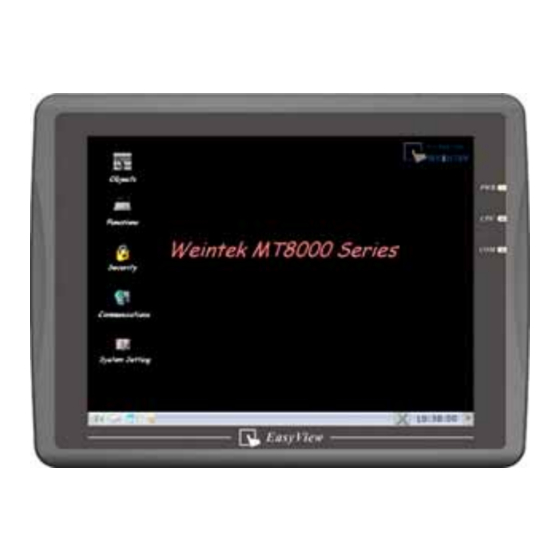 WEINTEK MT-8080T INSTALLATION INSTRUCTIONS MANUAL Pdf Download | ManualsLib