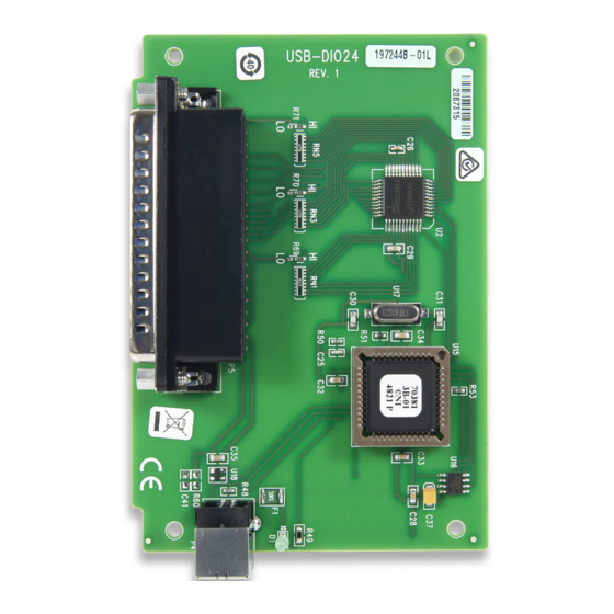 MEASUREMENT COMPUTING USB-DIO24/37 USER MANUAL Pdf Download | ManualsLib