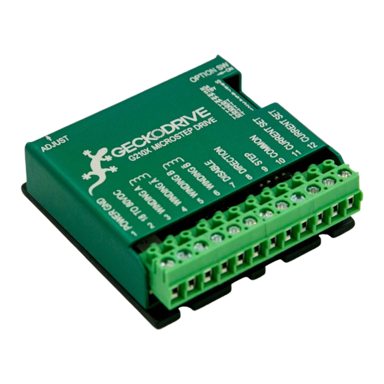 GECKODRIVE G210X MANUAL Pdf Download | ManualsLib