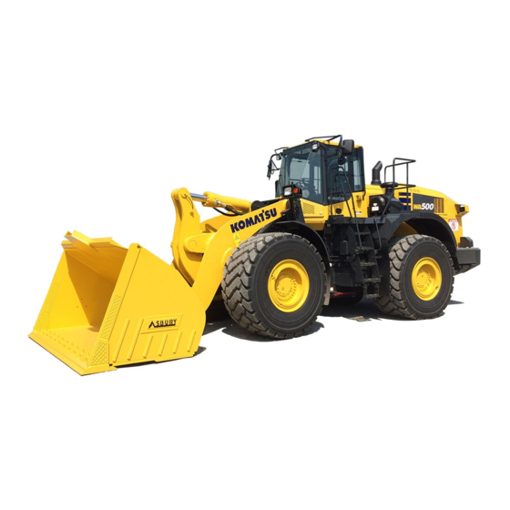 KOMATSU WA500-8 OPERATION & MAINTENANCE MANUAL Pdf Download | ManualsLib