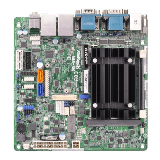 ASROCK IMB-150N USER MANUAL Pdf Download | ManualsLib
