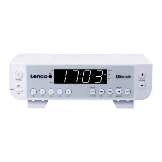 LENCO KCR-100WH USER MANUAL Pdf Download | ManualsLib
