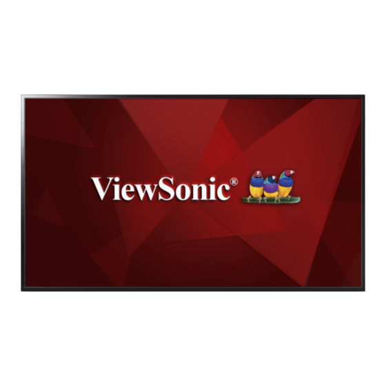 VIEWSONIC CDE4803-H USER MANUAL Pdf Download | ManualsLib