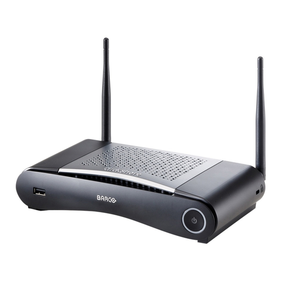 BARCO R9861520NA INSTALLATION MANUAL Pdf Download | ManualsLib