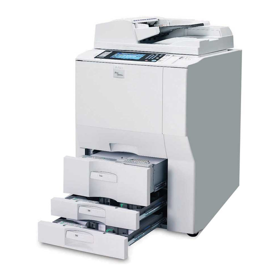 RICOH AFICIO MP C7500 OPERATING INSTRUCTIONS MANUAL Pdf Download ...