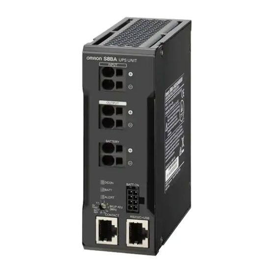 OMRON S8BA-24D24D480SBF USER MANUAL Pdf Download | ManualsLib