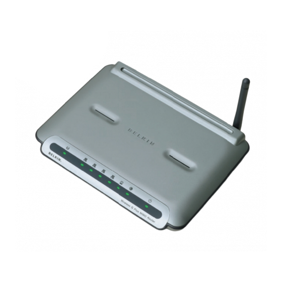 BELKIN F5D9230-4 USER MANUAL Pdf Download | ManualsLib