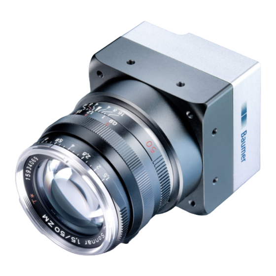 BAUMER CAMERA LINK LX SERIES USER MANUAL Pdf Download | ManualsLib