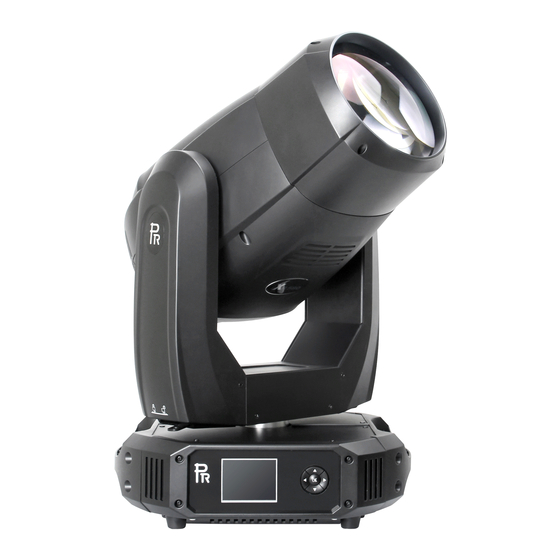 PR LIGHTING XR580 BWS USER MANUAL Pdf Download | ManualsLib