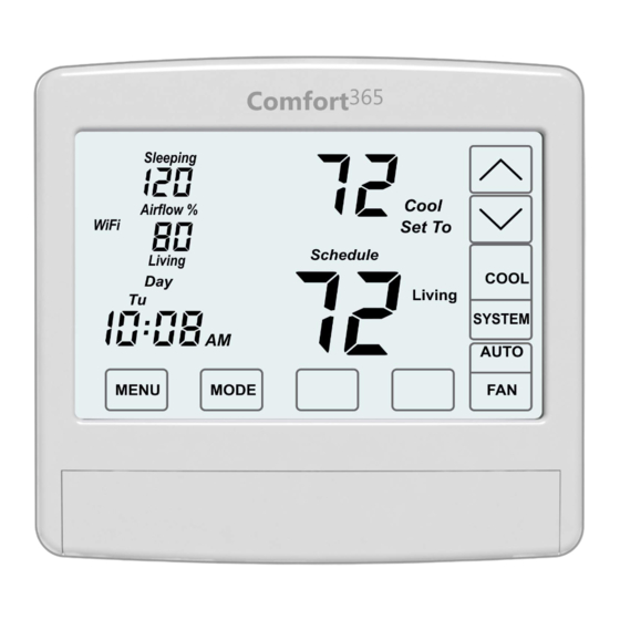 ECONTROLS C365T21WF INSTALLER AND USER MANUAL Pdf Download | ManualsLib