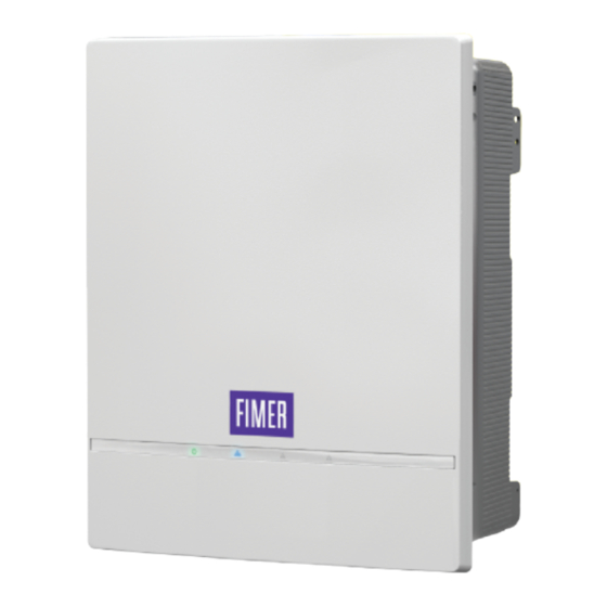 FIMER PVS-20-TL-SY PRODUCT MANUAL Pdf Download | ManualsLib