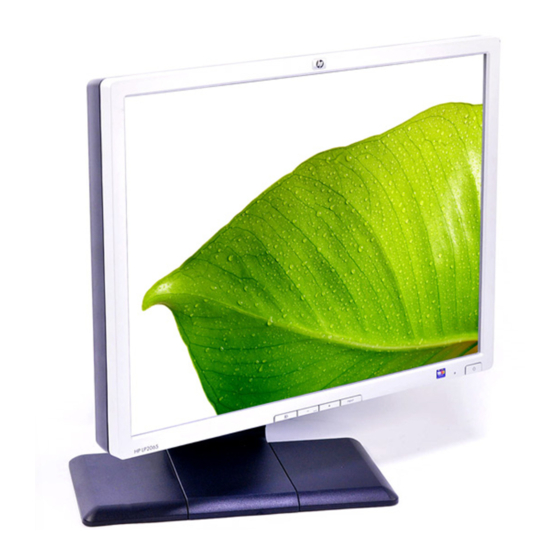 HP INVENT LP2065 USER MANUAL Pdf Download | ManualsLib