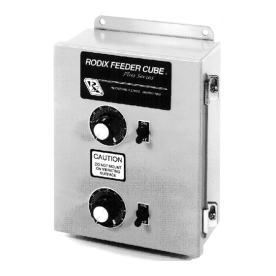 RODIX FEEDER CUBE FC-49 PLUS QUICK START MANUAL Pdf Download | ManualsLib