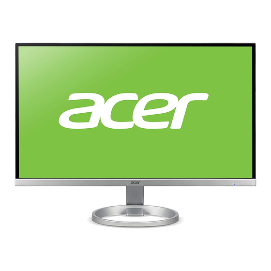 ACER R270 USER MANUAL Pdf Download | ManualsLib