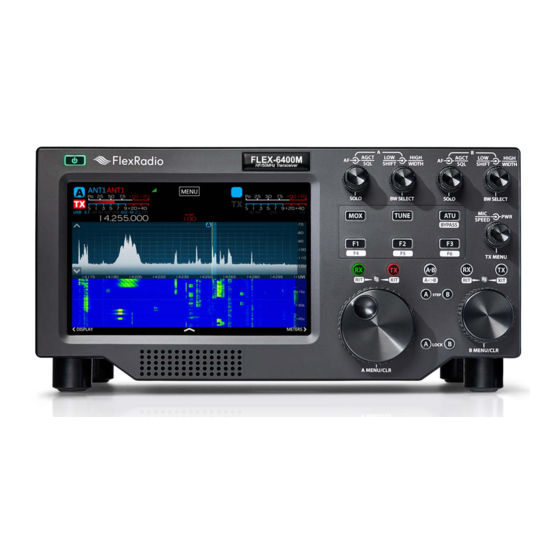 FLEXRADIO FLEX-6400 SERIES INSTRUCTIONS Pdf Download | ManualsLib