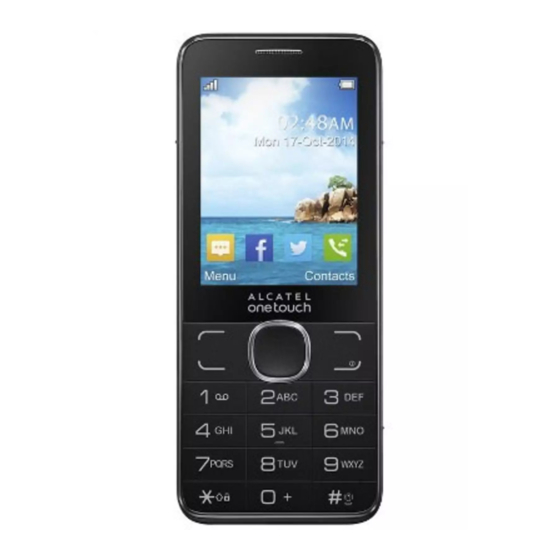 ALCATEL ONE TOUCH 2007D MANUAL Pdf Download | ManualsLib