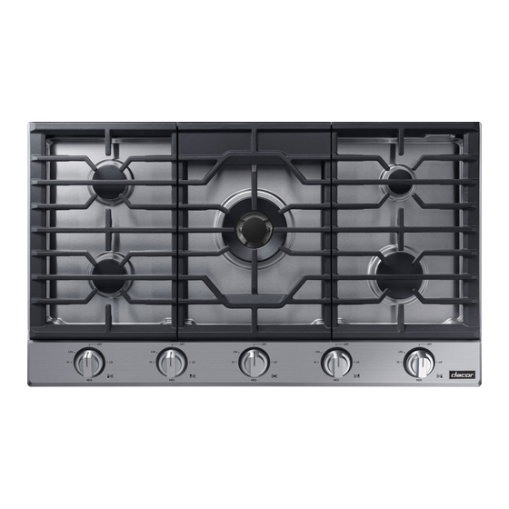 DACOR DTG36P875N SERIES INSTALLATION MANUAL Pdf Download | ManualsLib