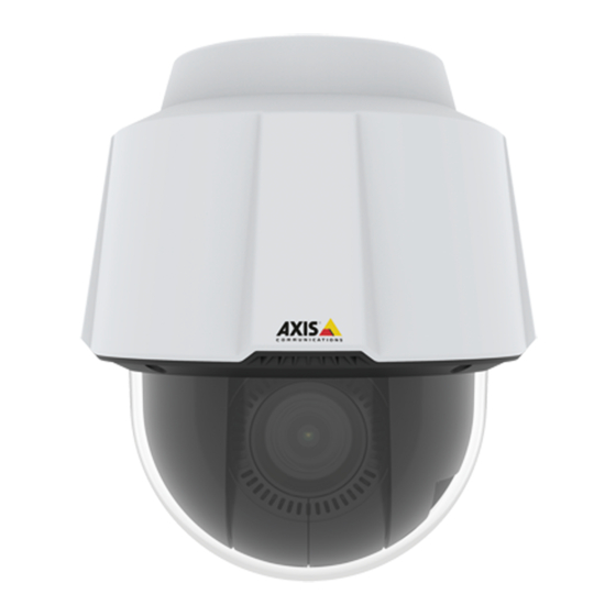 AXIS P5654-E USER MANUAL Pdf Download | ManualsLib