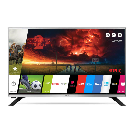 LG 32LJ550D EASY SETUP MANUAL Pdf Download | ManualsLib