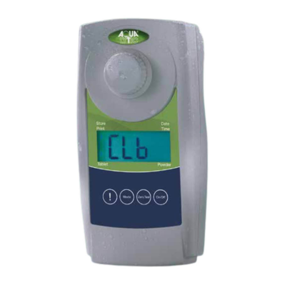 AQUALYTIC MD 100 INSTRUCTION MANUAL Pdf Download | ManualsLib