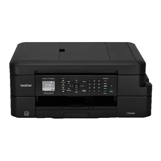 BROTHER MFC-J775DW BASIC USER'S MANUAL Pdf Download | ManualsLib