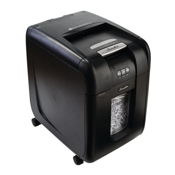 SWINGLINE STACK-AND-SHRED 200X INSTRUCTION MANUAL Pdf Download | ManualsLib