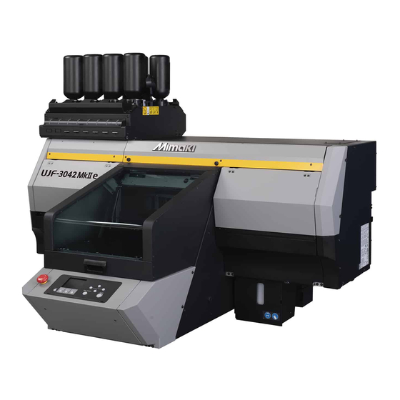 MIMAKI UJF-3042MKII E REQUESTS FOR DAILY CARE AND MAINTENANCE Pdf Download | ManualsLib