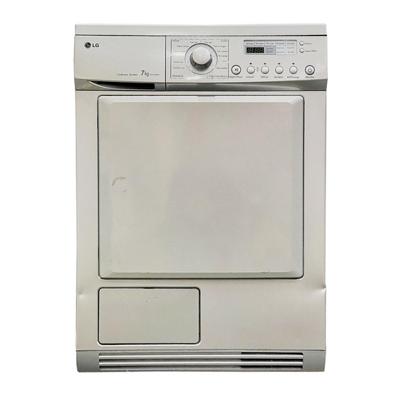 LG TD-C700E USE AND CARE MANUAL Pdf Download | ManualsLib