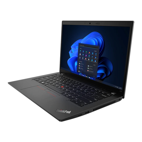 LENOVO THINKPAD L14 GEN 3 USER MANUAL Pdf Download | ManualsLib