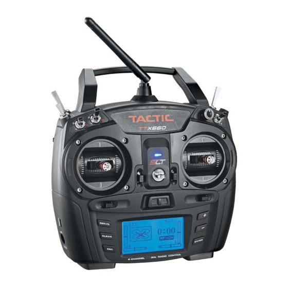 HOBBICO TACTIC TTX660 INSTRUCTION MANUAL Pdf Download | ManualsLib