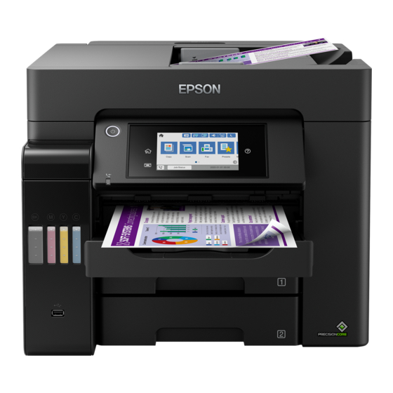 EPSON L6570 SERIES USER MANUAL Pdf Download | ManualsLib