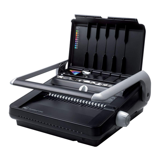 ACCO BRANDS GBC C340 COMB BINDER INSTRUCTION MANUAL Pdf Download ...