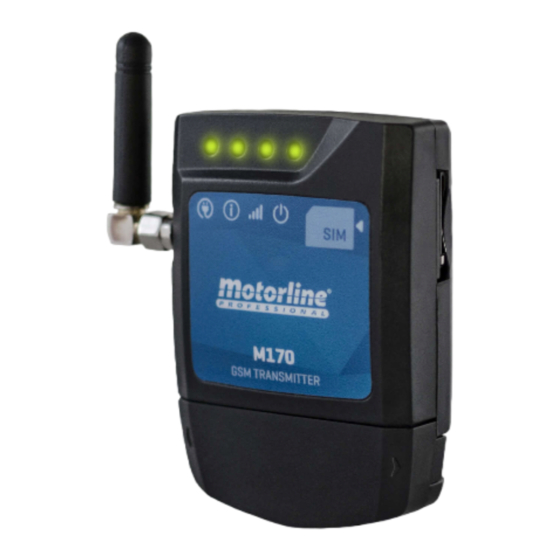 MOTORLINE PROFESSIONAL M170 USER'S AND INSTALLER'S MANUAL Pdf Download ...