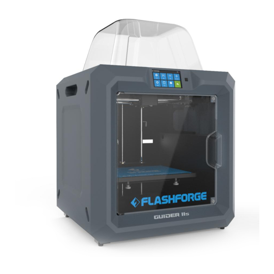 FLASHFORGE GUIDER II MANUAL Pdf Download | ManualsLib