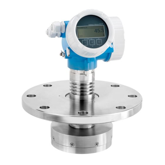 ENDRESS+HAUSER HART MICROPILOT FMR53 BRIEF OPERATING INSTRUCTIONS Pdf ...