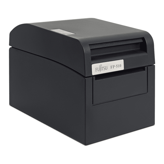 FUJITSU FP-510II USER MANUAL Pdf Download | ManualsLib