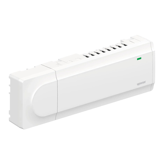 UPONOR SMATRIX PULSE CONTROLLER QUICK MANUAL Pdf Download | ManualsLib