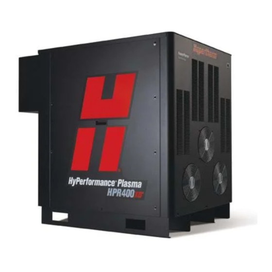 HYPERTHERM HYPERFORMANCE HPR400XD AUTO GAS INSTRUCTION MANUAL Pdf ...