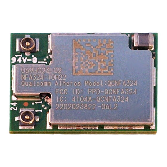 ATHEROS QUALCOMM QCNFA324 MANUAL Pdf Download | ManualsLib