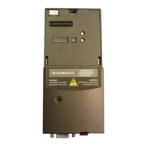 SIEMENS MICROMASTER PROFIBUS INSTRUCTION MANUAL Pdf Download | ManualsLib