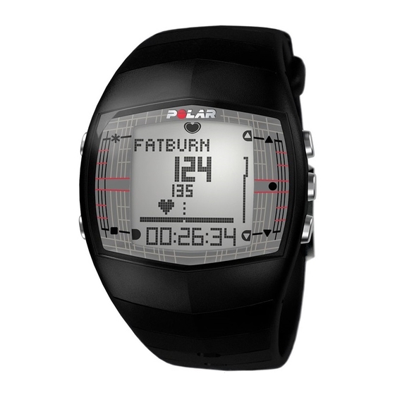 POLAR ELECTRO FT40TM FITNESS ELECTRONICS USER MANUAL | ManualsLib